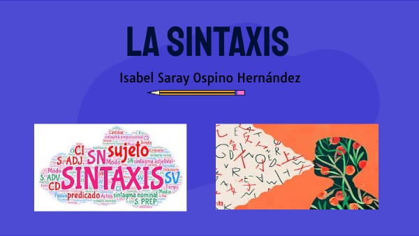 Presentación - Sintaxis | Genially