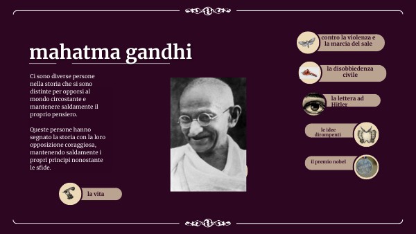 Gandhi | Genially