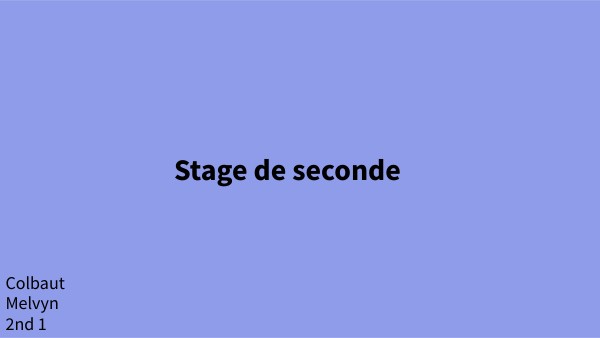 oral stage