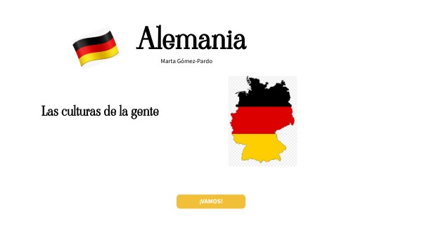Las culturas de la gente - Alemania | Genially