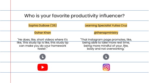 Who is your favorite productivity influencer?