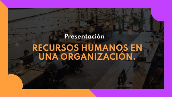 PRESENTACIÓN RRHH | Genially