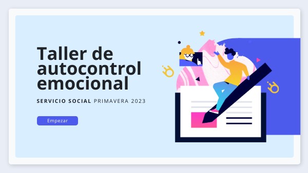 Taller de Autocontrol Emocional | Genially