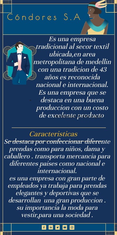 infografia empresa condores S.A