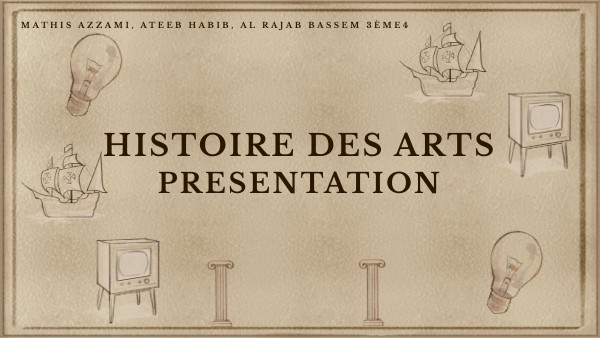 Oral histoire des arts | Genially