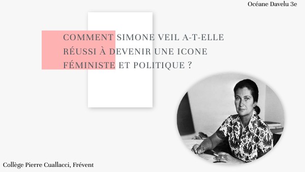 oral brevet Simone Veil | Genially