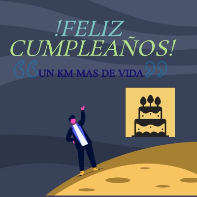 Tarjeta interactiva cumpleaños espacial | Genially