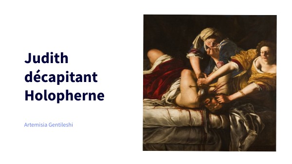 Judith décapitant Holopherne