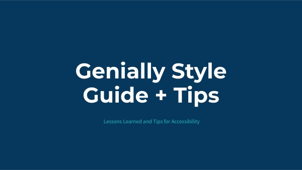 CWP Genially Guide | Genially