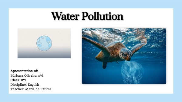 Water Pollution | Genially