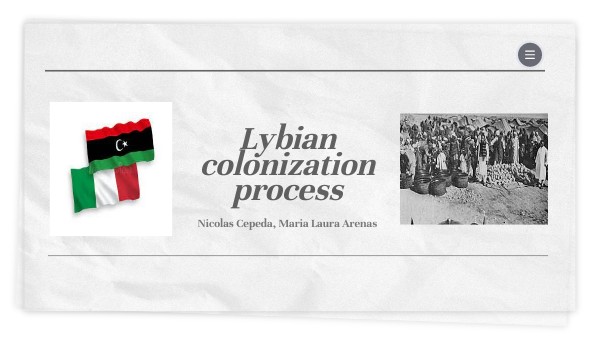 Libya colonization process Final product
