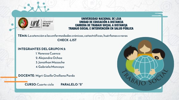 TAPE UNIDAD 2 -CHECKLIST | Genially