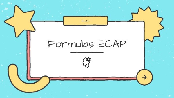 Fórmulas ECAP A4 | Genially