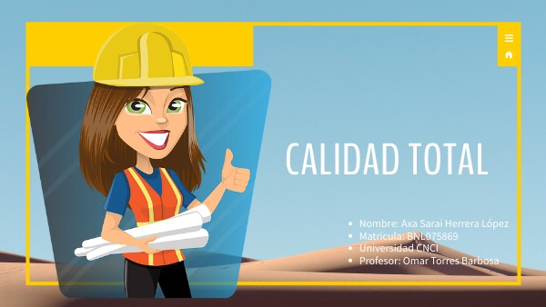 Proyecto modular CALIDAD TOTAL | Genially