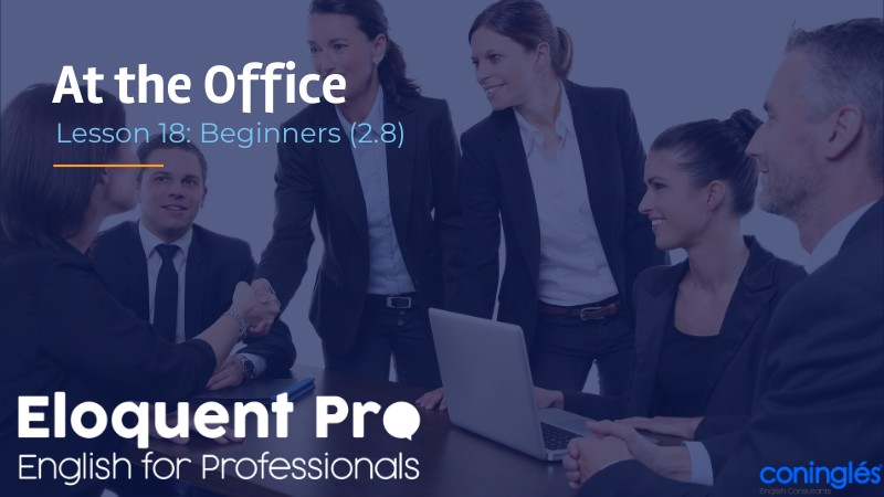 18. BEGINNERS: AT THE OFFICE | Genially