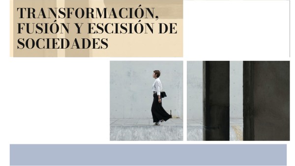 TRANSFORMACIÓN, FUSIÓN Y ESCISIÓN | Genially