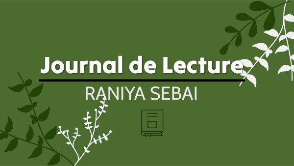 Copie - Journal de Lecture