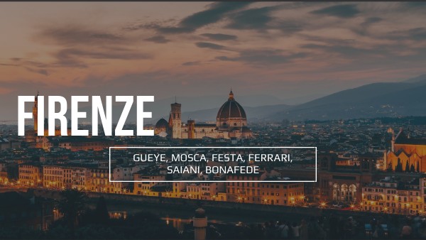 FIRENZE | Genially