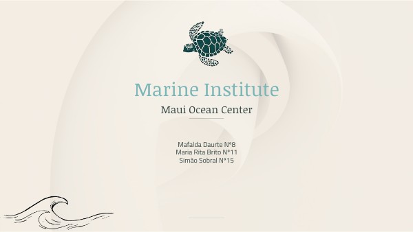 Marine Institute Maui Ocean Center
