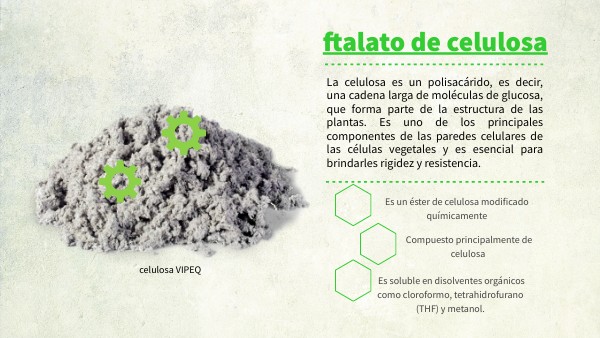 Infografía del ftalato de celulosa | Genially