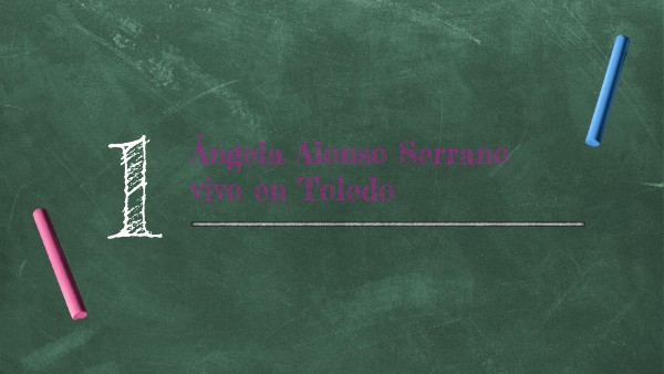 PRESENTACIÓN Ángela Alonso Serrano