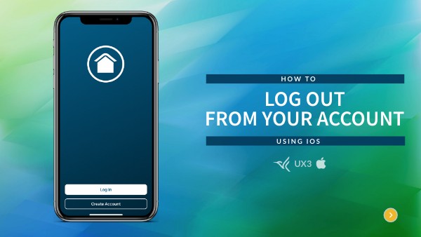 UX3 HOW TO LOG OUT
