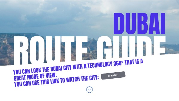 DUBAI EXPERIENCE | Genially