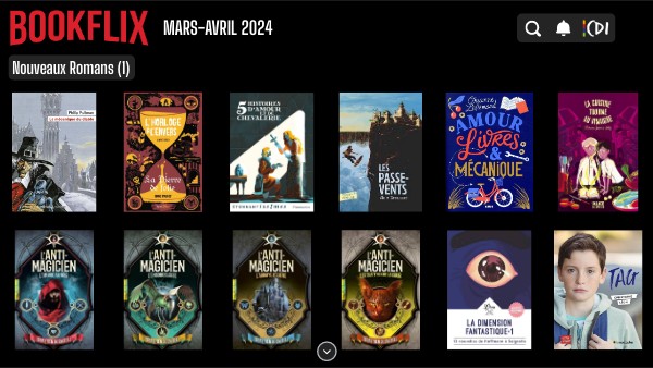 Bookflix Mars 2024 | Genially