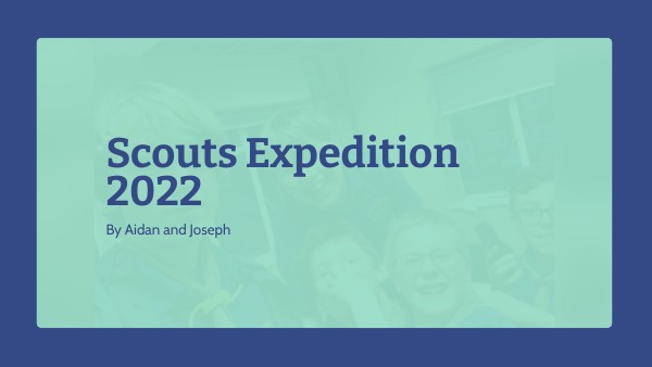 Scouts Expedition 2022