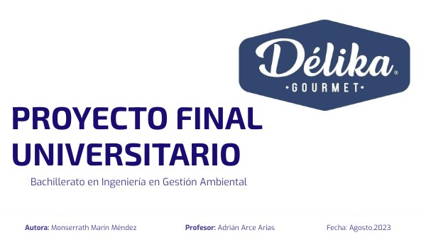 PROYECTO FINAL Délika