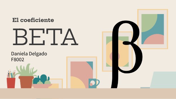 COEFICIENTE BETA - DANIELA DELGADO