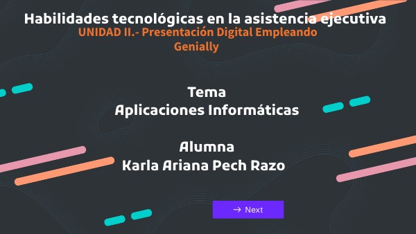 DOSSIER APP MÓVIL | Genially