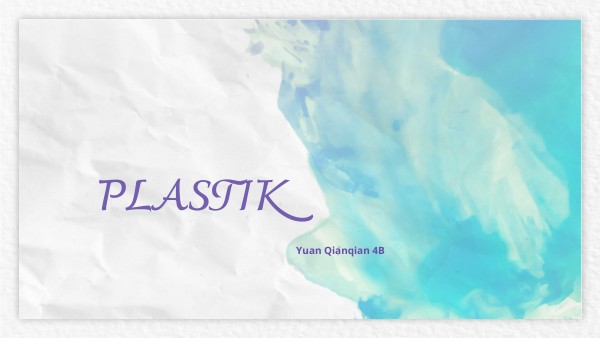 Plastik - YUAN | Genially