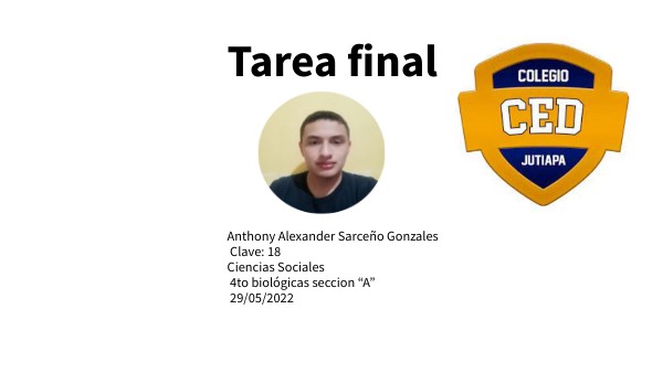Tarea Final ciencias Sociales | Genially