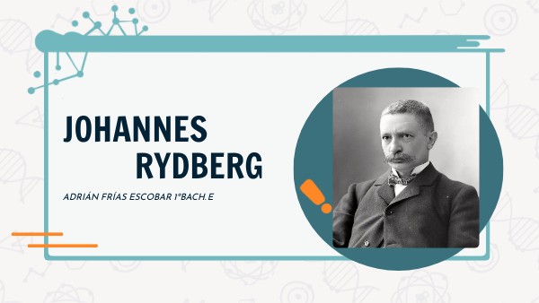 BIOGRAFÍA DE JOHANNES R. RYDBERG | Genially