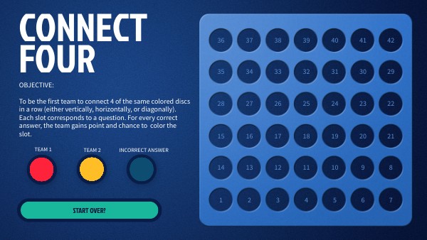 CONNECT FOUR GAME