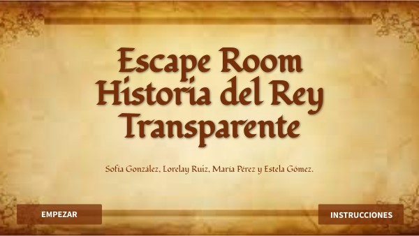 ESCAPE ROOM GENIAL | Genially