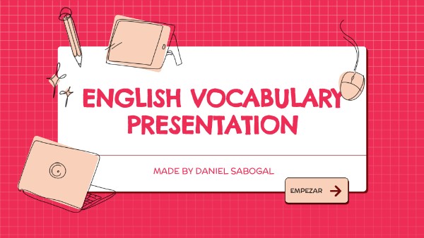 VOCABULARY PRESENTATION