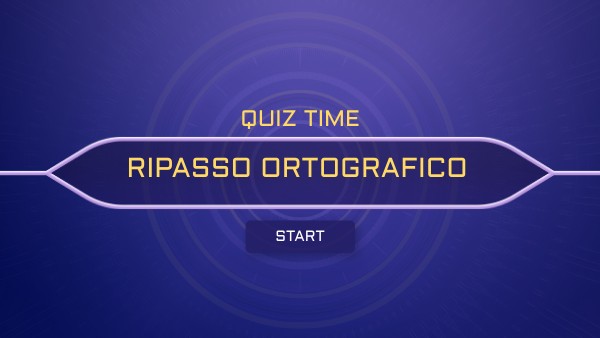 RIPASSO ORTOGRAFICO | Genially