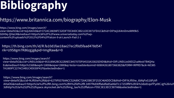 Bibliography | Genially