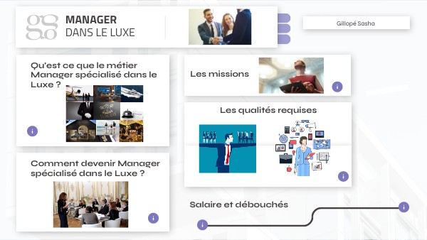 Manager dans le luxe | Genially