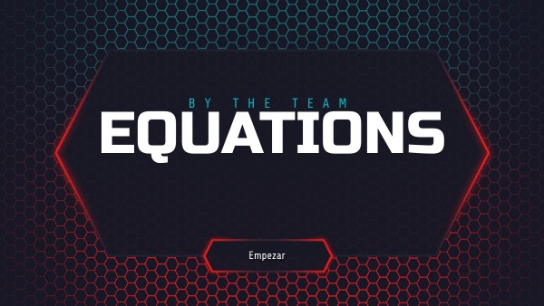 Equations | Genially
