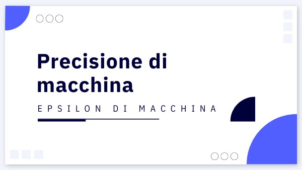 precisione di macchina | Genially