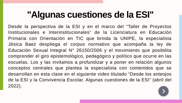 M2 C3 Algunas cuestiones de la ESI | Genially