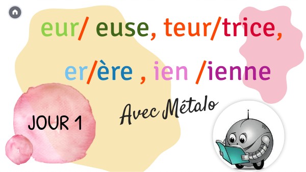 les lettres eur euse teur trice les métiers et révision 2023 - 2024