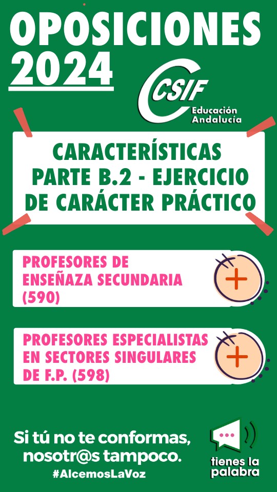 OPOSICIONES 2024 - PARTE PRÁCTICA (PRIMERA PRUEBA)