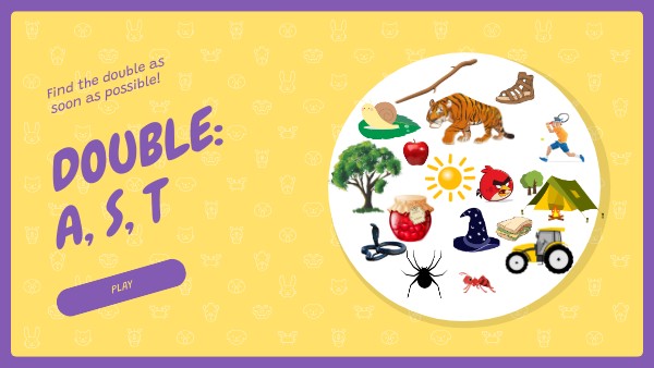 DOUBLE ANIMALS GAME | Genially