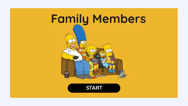 Family Members - Game | Genially