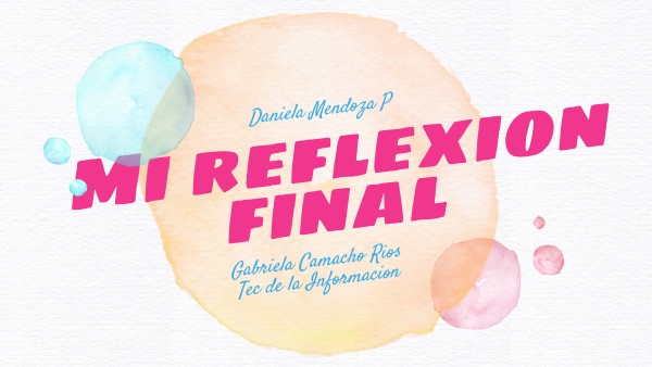 Reflexion final_dmp_TI21