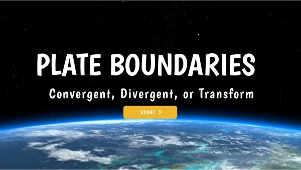 SED 513 - Plate Boundaries